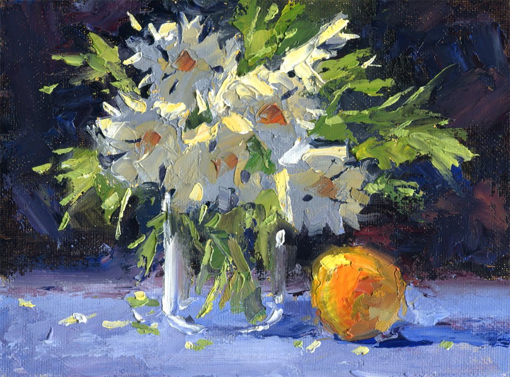 TOM BROWN FINE ART: FLORAL STILL LIFE BY TOM BROWN