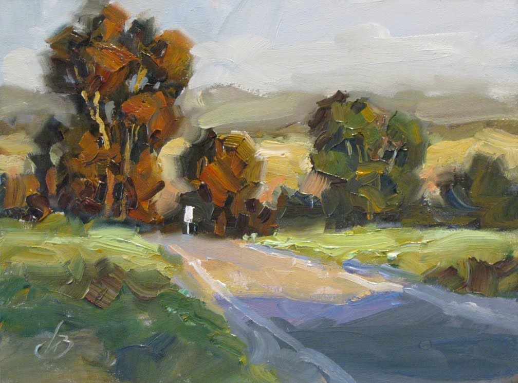 TOM BROWN FINE ART: MAGICAL IMPRESSIONIST OIL PAINTING BY TOM BROWN