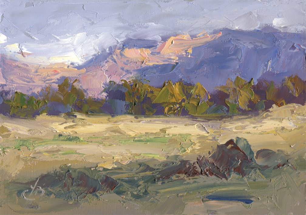 TOM BROWN FINE ART: KNIFE PAINTING BY TOM BROWN