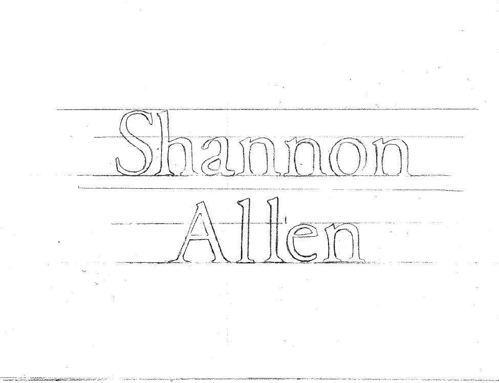 TYPE F10 - SHANNON: Word Letter Spacing