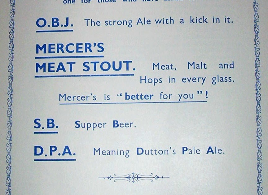 BLACKBURN PAST: Dutton's advertisement & bottle label