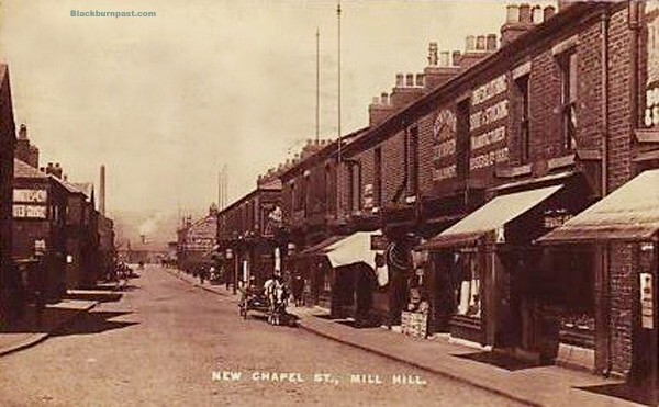 BLACKBURN PAST: New Chapel Street - Mill Hill - 1901