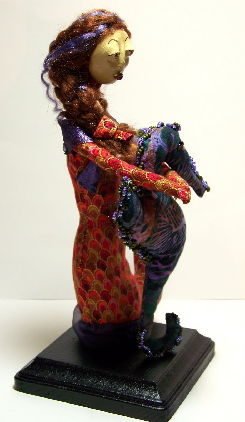Wisdom Keeper Art Dolls: Marley and Max ~ Mermaid and Seahorse Soulmates