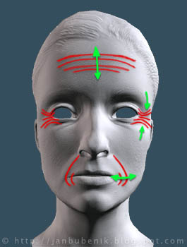 Dynamic normalmaps for faces | jan bubenik | diploma project