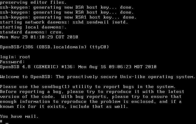 Ekyp Linux: OpenBSD 4.8