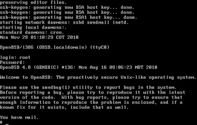 Ekyp Linux: OpenBSD 4.8