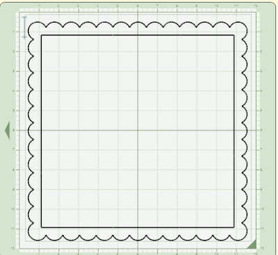 Capadia Designs: Scalloped Lace Square