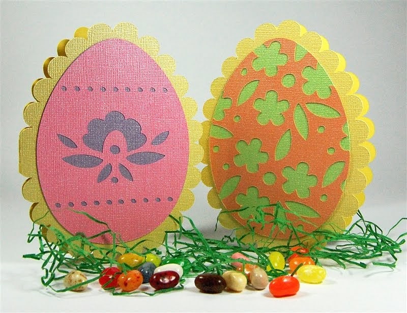 Capadia Designs: Simple Easter Egg Shaped Card with Design Studio