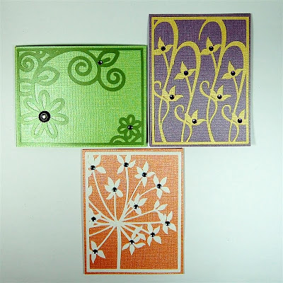 Capadia Designs: Fancy (but simple) cards for Friday