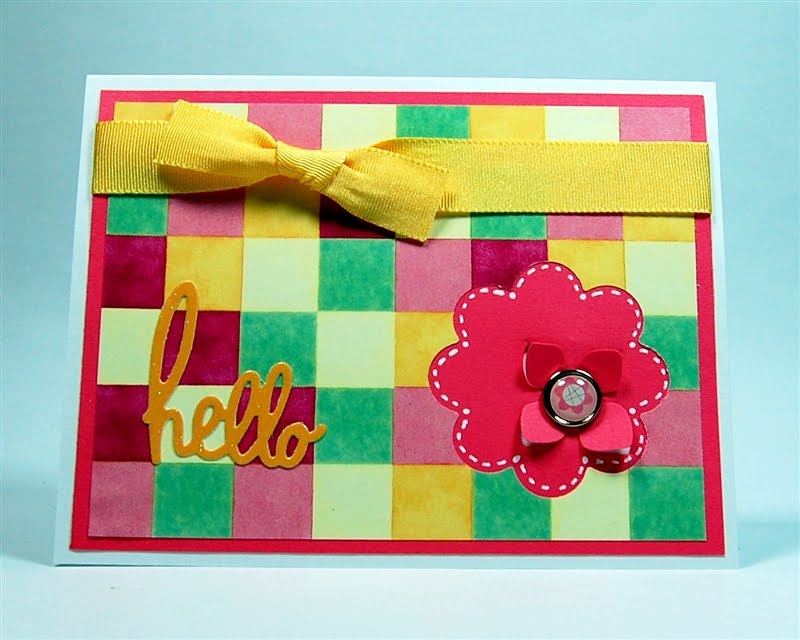Capadia Designs: Cheery Hello Card