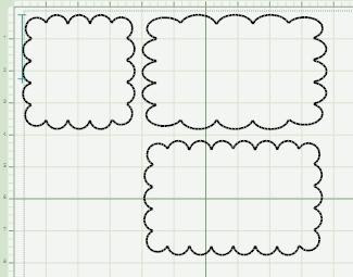 Capadia Designs: Scalloped Rectangle - A quick design tip