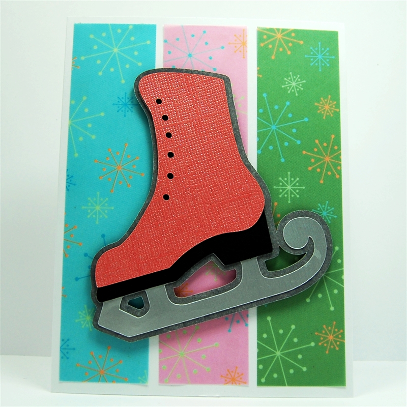 Capadia Designs: Cheerful Seasons Skate Card