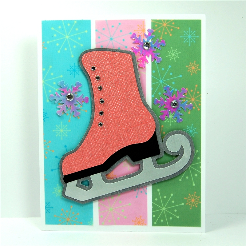 Capadia Designs: Cheerful Seasons Skate Card