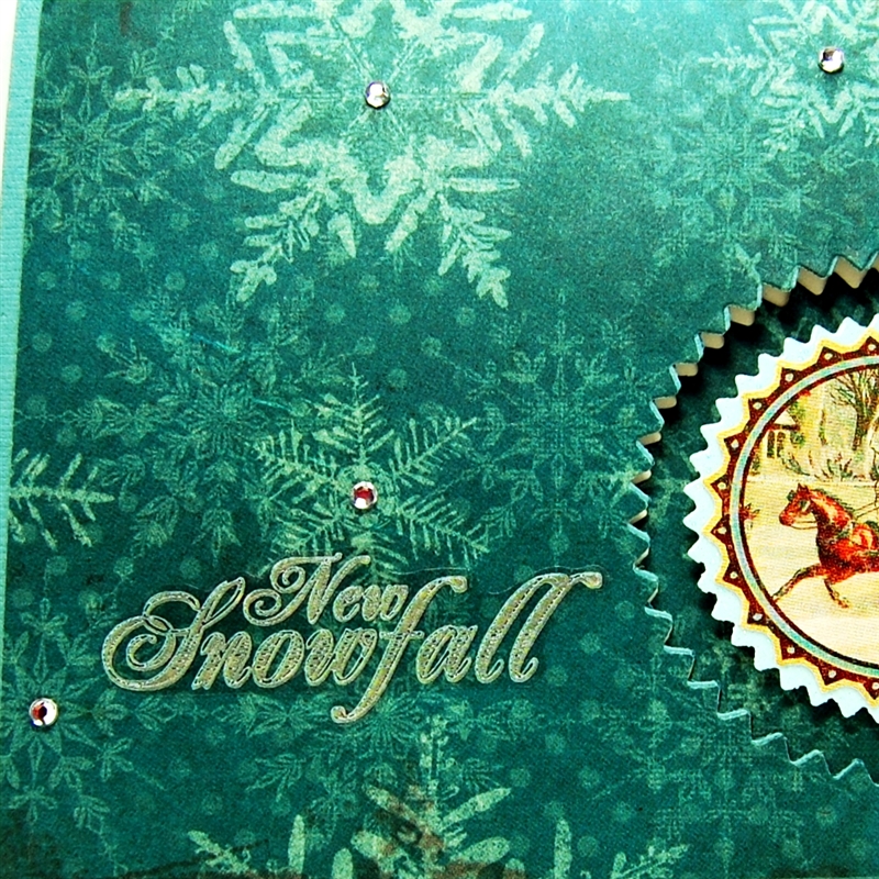 Capadia Designs: Winter Snowfall Card