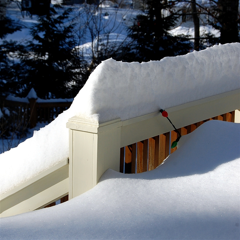 Capadia Designs: Home again - so much snow!