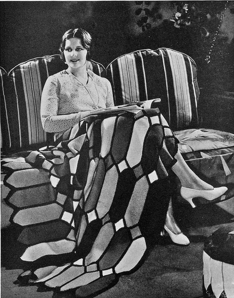 knick knack knit: Stained Glass Afghan