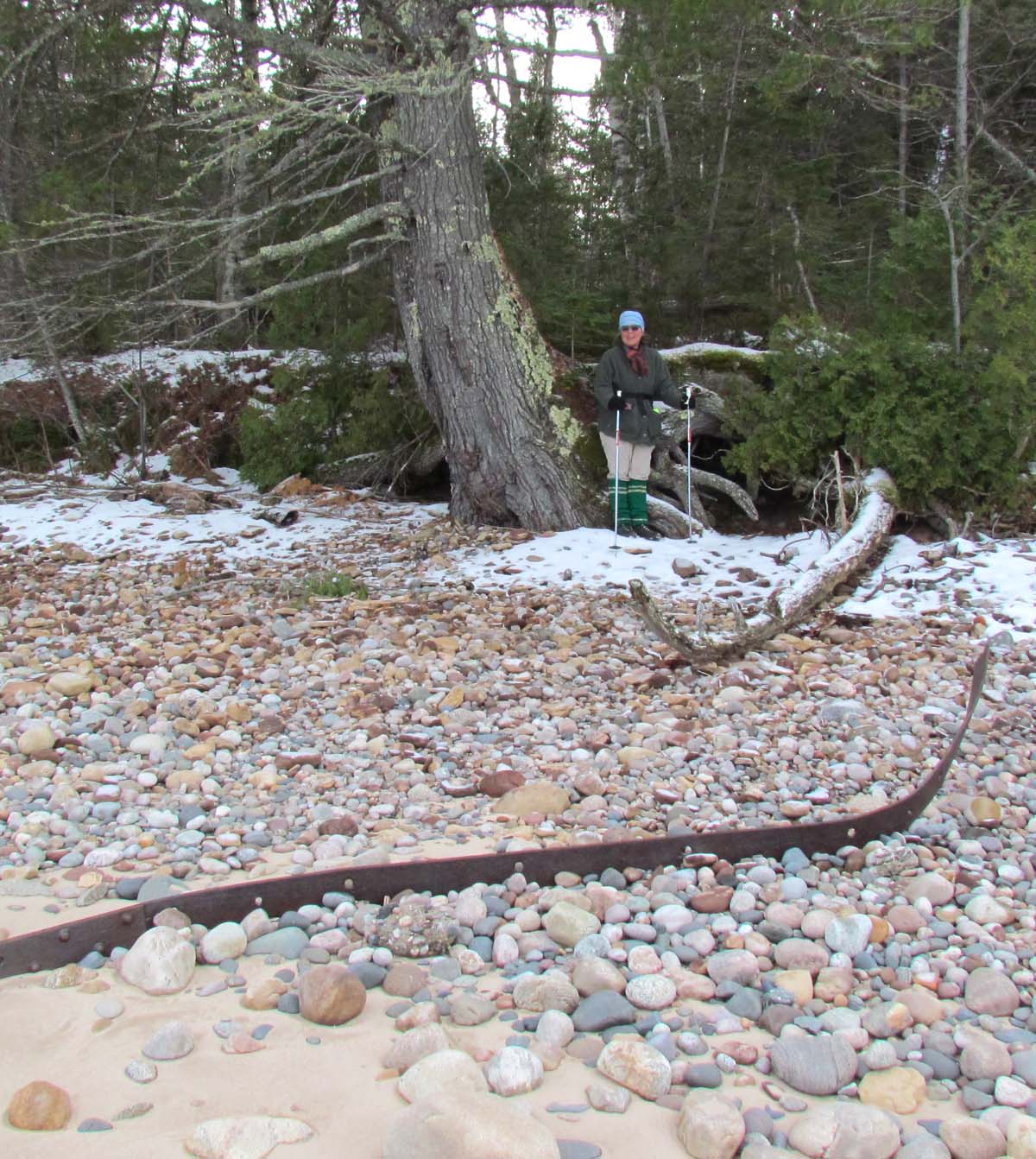 The Agatelady: Adventures and Events: Log Slide to Au Sable Lighthouse ...