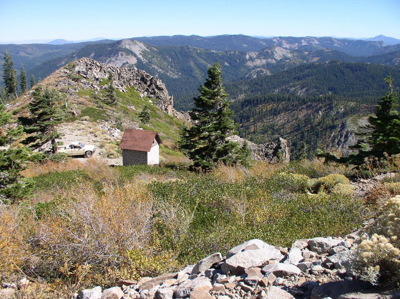 Our views of Northern California: Fire Lookout Views