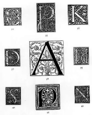 Las capitulares ilustradas: CAPITULARES DEL S.XV Y XVI