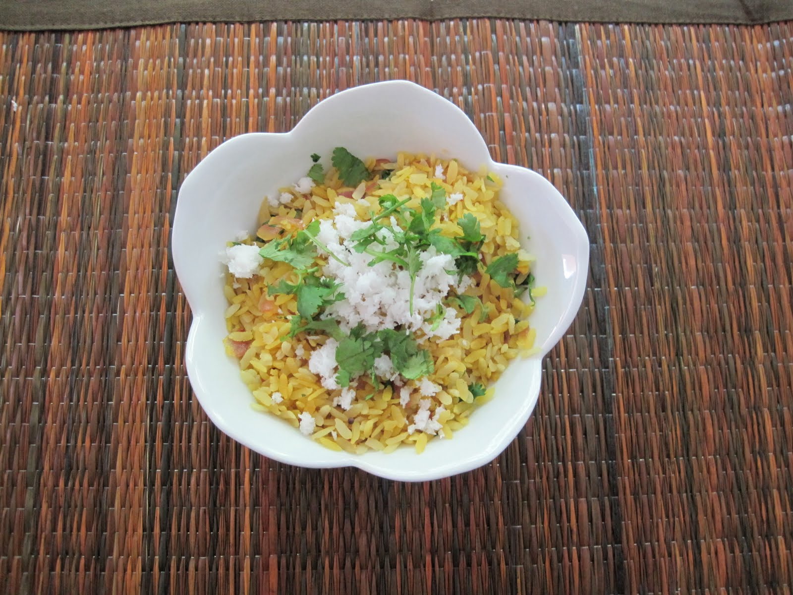 Snap Eat Burp: Kanda Poha (Flattened Rice flakes snack)