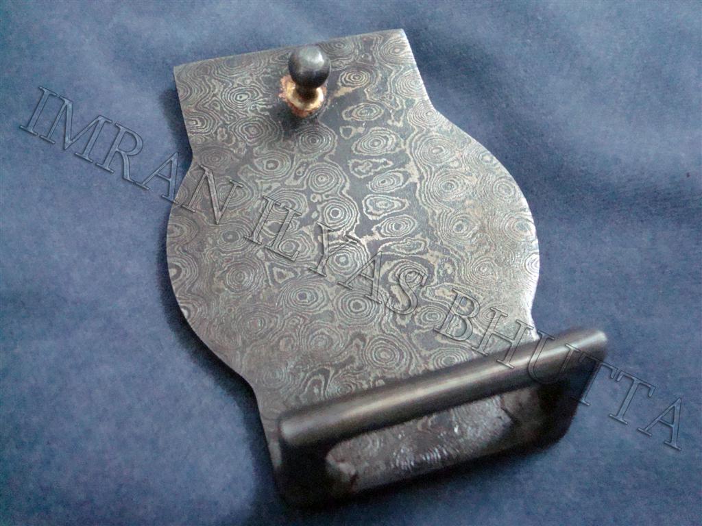 Damascus Deal: Damascus Steel Flat Belt Buckle