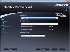 Onekey recovery lenovo - nimfaprints