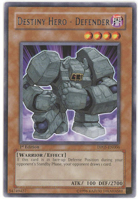 YU - GI - OH! ( Monstros de Efeito Nível 4 ): DESTINY HERO - DEFENDER