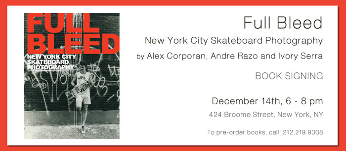 FULL BLEED :: BOOK SIGNING