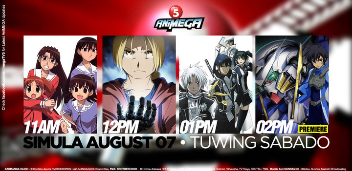 Anime Heres: TV5 ANiMEGA: Two Years Strong