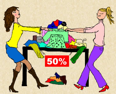 madreñes y tacones: Rebajas