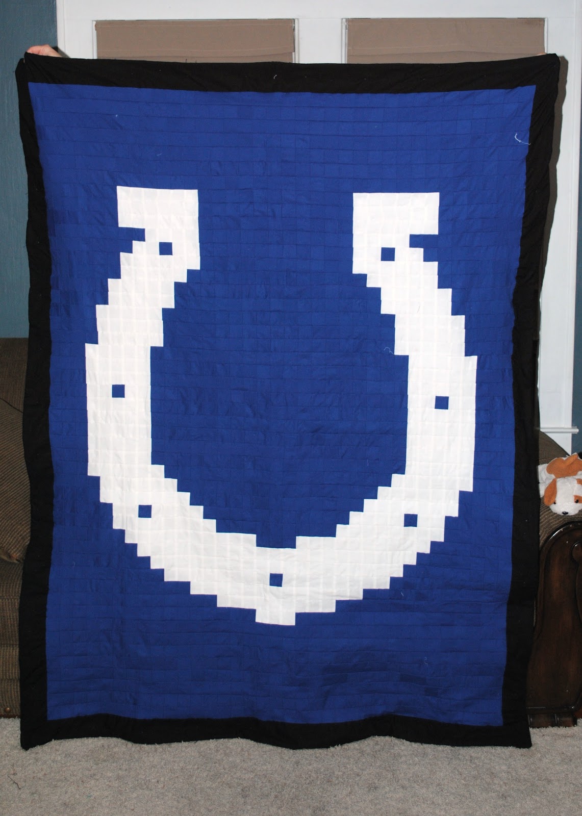 latent chestnut: The Indianapolis Colts Quilt
