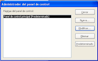 Apoyo a contenido ofimático: Excel, Access, Word: Crear un panel de ...