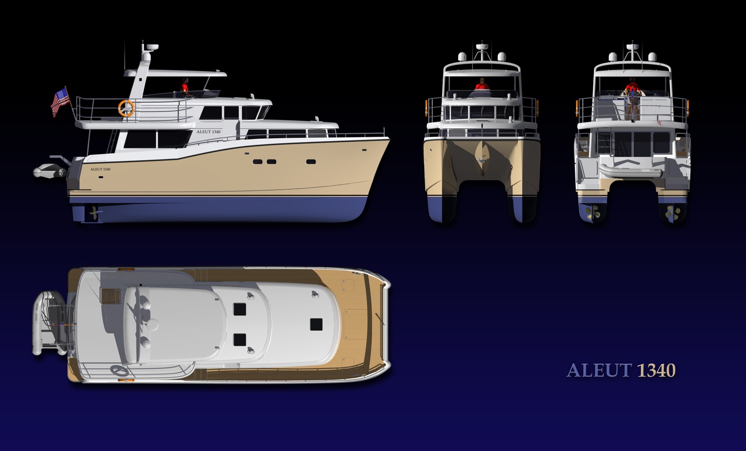 YACHTS FROM VIETNAM: 44’ expedition power catamaran