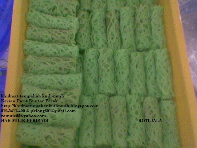 tempahan kuih muih: ROTI JALA