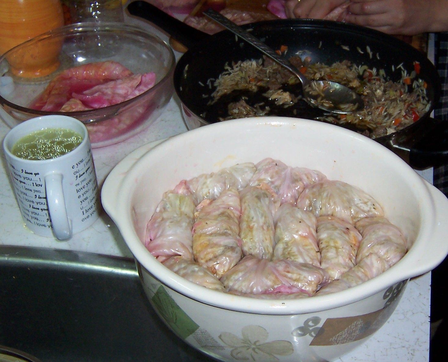 Eclectic Cuisine: Stuffed vine or cabbage leaves / Cabbage rolls