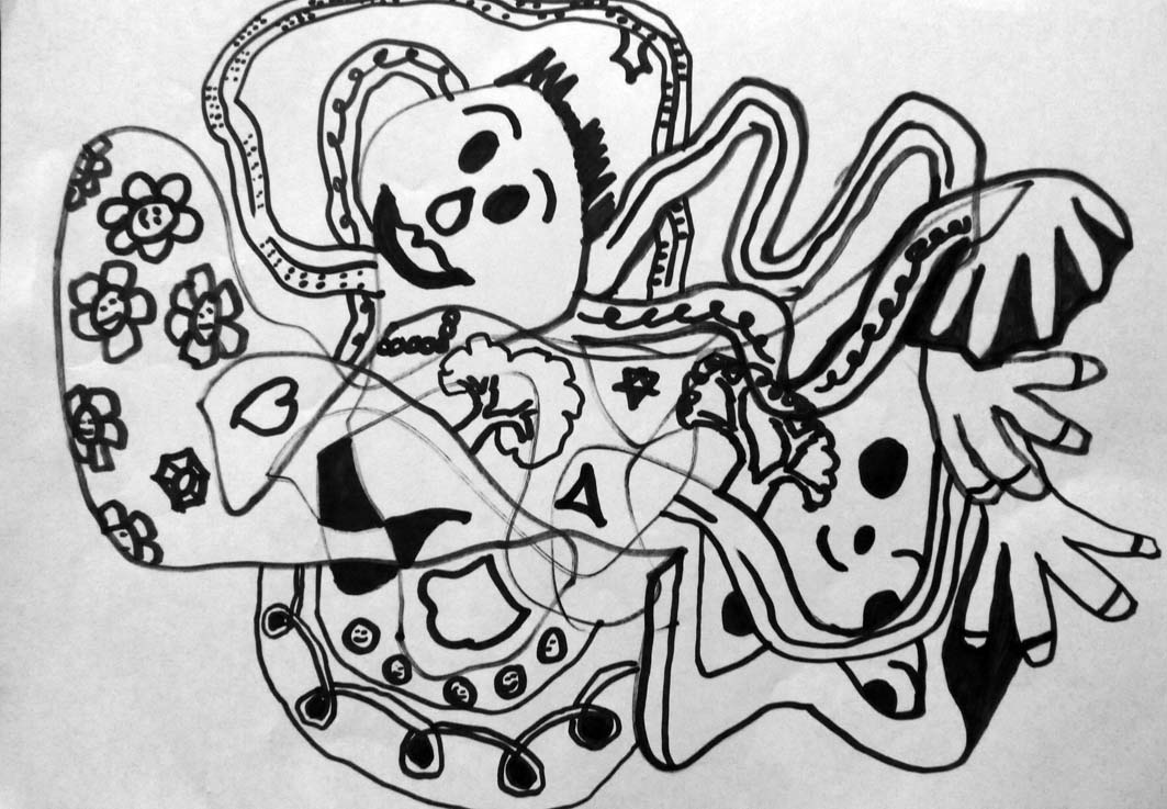 Doodle Draw: Squiggle drawing by Jonathan and Joanna 1