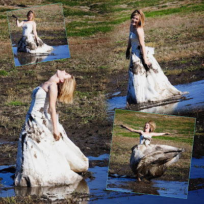 Nebraska Wedding Day: Mud Bride!