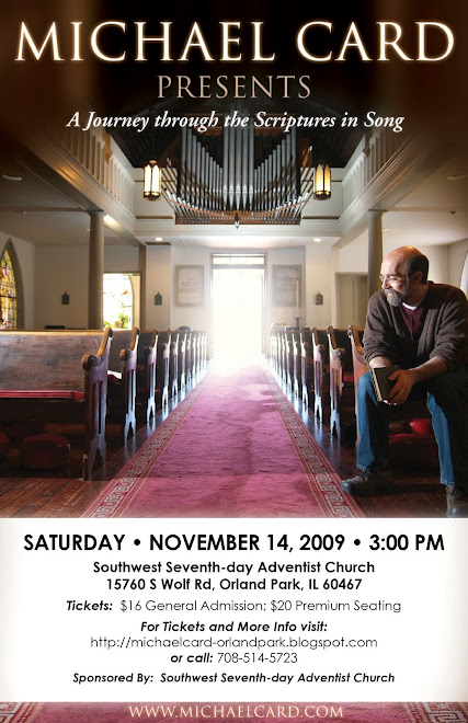 Michael Card in Orland Park, IL Nov 14, 2009