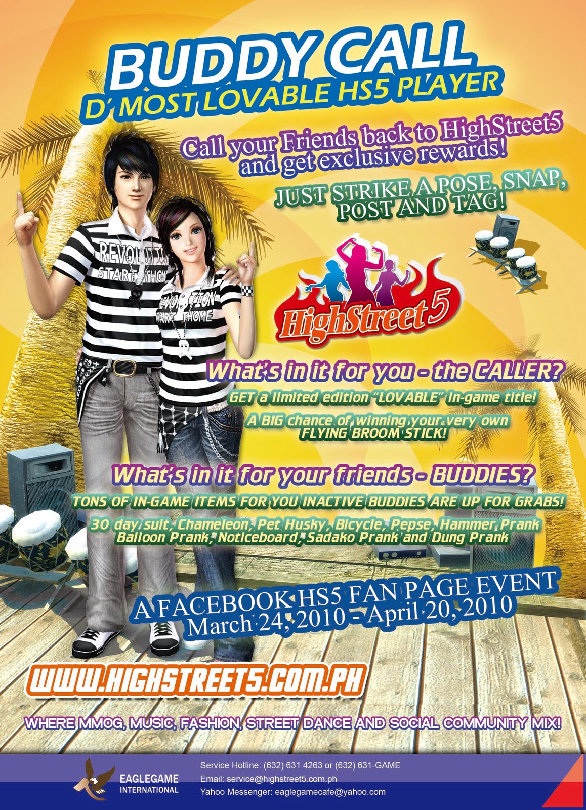 HighStreet5 Community: Buddy Call - The Most Lovable HighStreet5 Player