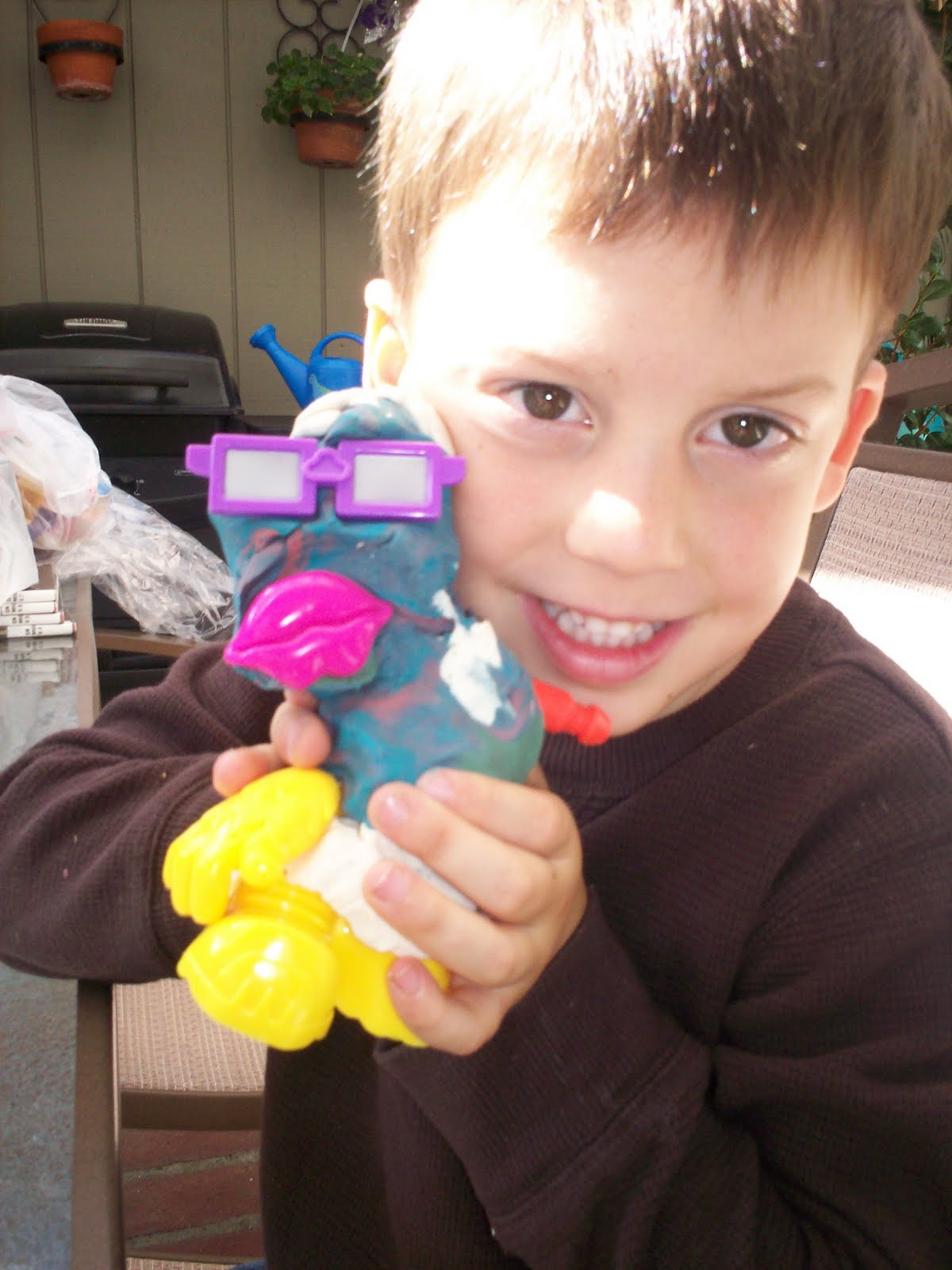 The Crazy Crouts: Jason:: Play-doh Time