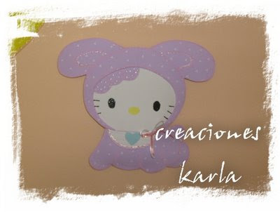 lindos detalles: HELLO KITTY BEBE...