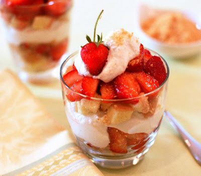 Tish Boyle Sweet Dreams: Farmers' Market Strawberry Almond Parfaits