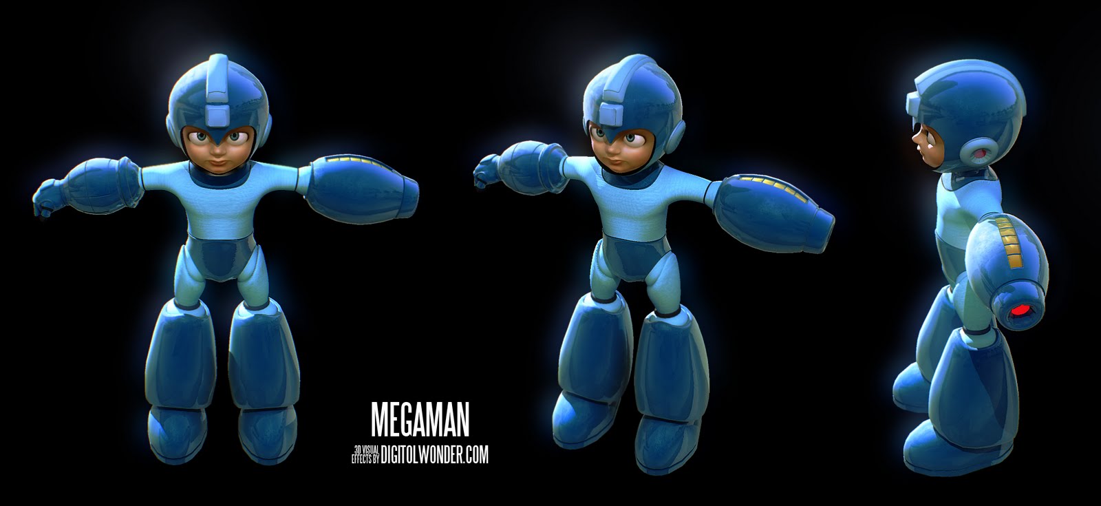 Rockman Corner: Impressive CG Mega Man Fan Art (Updated)