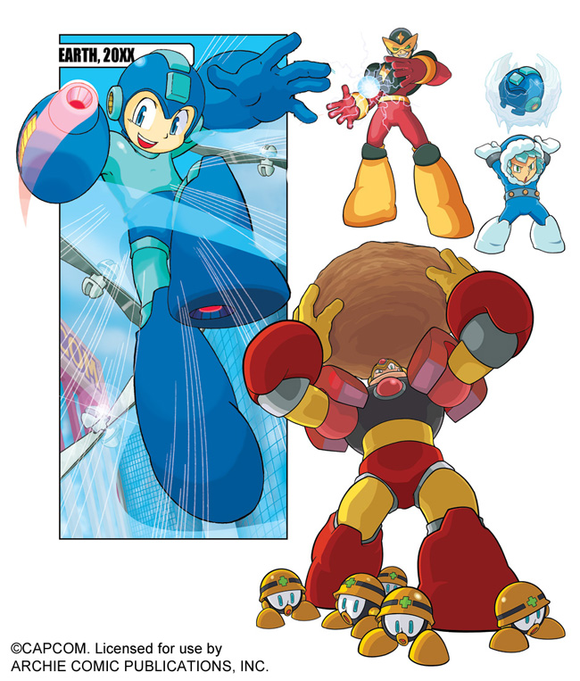 Rockman Corner: More Art From Archie's Mega Man Comic (Updated)