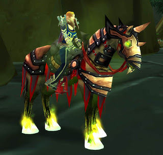 Transmog idea to match the Fiery Warhorse mount