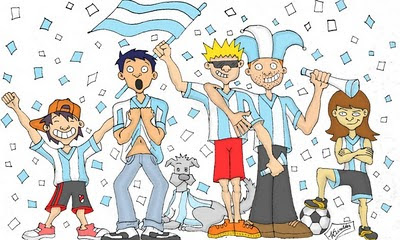 Luciano Giraldez Dibujos: Hinchada argentina