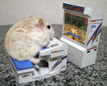 F as in Fun: Hamster Battles His Way Through 8-Bit Video Game