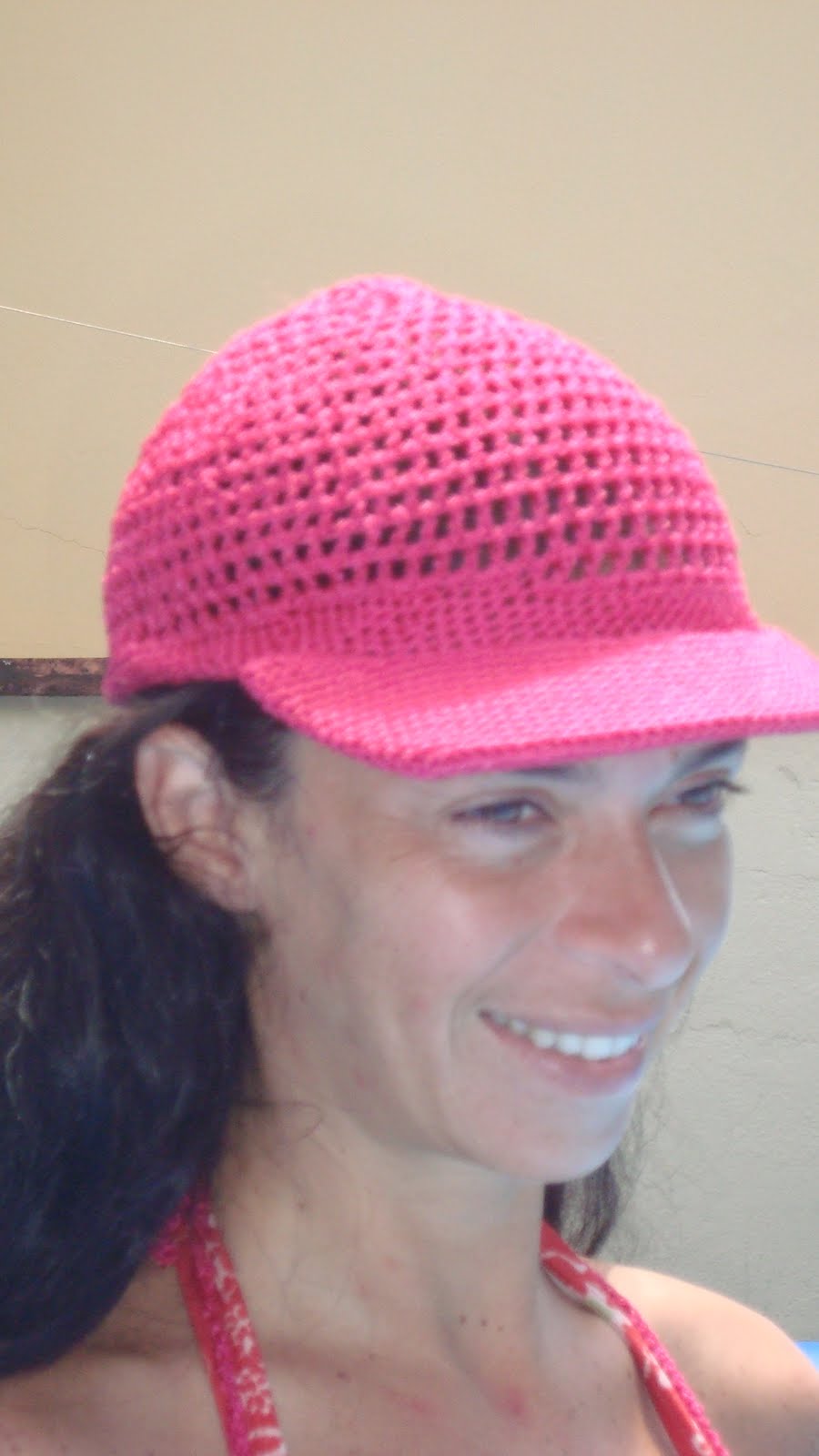 *Thera Trico&Croche*: Bolero...Top e Boné...em croche.