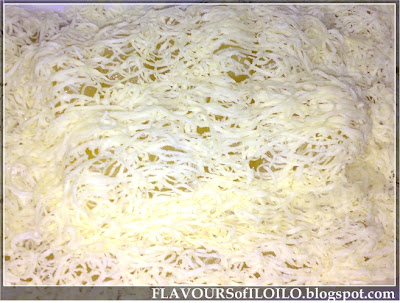 Pandan flavoured pichi pichi from Sweet Nes