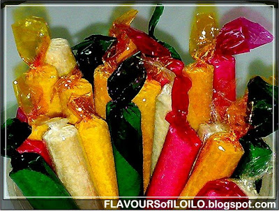 Barquiron: Barquillos filled with polvoron